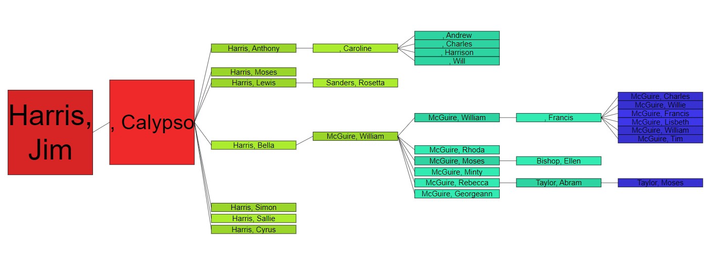 The Harris family’s updated family tree – Take Them In Families…